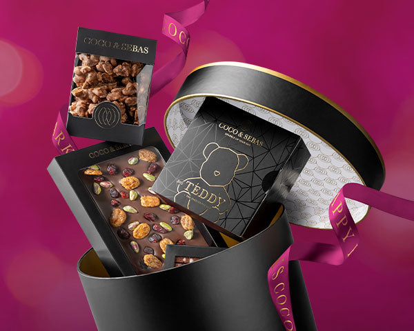 Coco & Sebas - luxe chocolade cadeau bezorgd aan huis